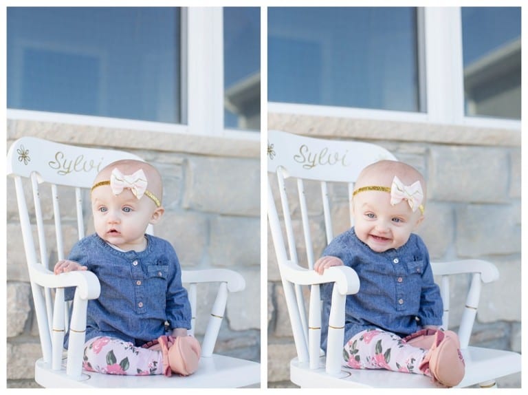 Baby Sylvia Six Months Central IL by Ebby L Photography Photos