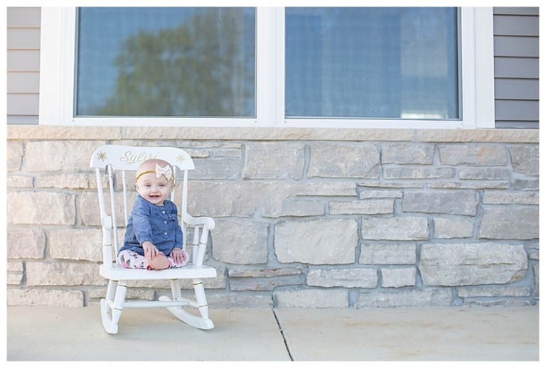Baby Sylvia Six Months Central IL by Ebby L Photography Photos